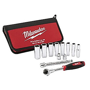MILWAUKEE 12-Piece 3/8 in. Drive Metric