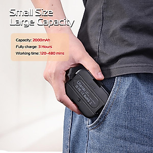 Ulanzi VL100X Selfie Light, Clip LED Light Panel for Phone/Laptop/Tablet/Computer, Bi-Color Portable Clip Camera Light with Dimmable 2500-6500K with 2000mAh Battery for Video Conference/Picture