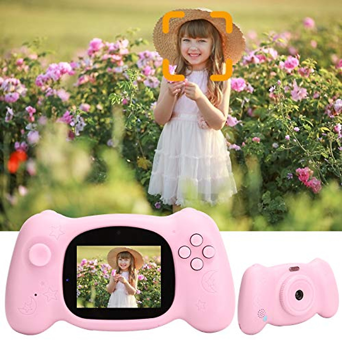 01 02 015 Kids Camera Toys, Kids Camera Portable for Birthday Gift(Pink)