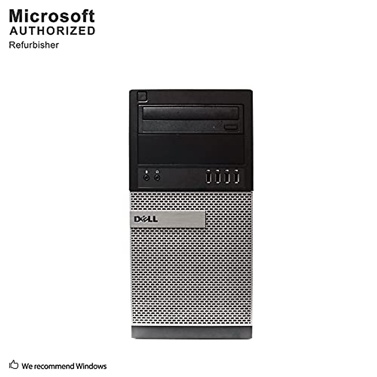 Dell Optiplex 9010 Desktop Tower PC, Intel Quad Core i5 (3.40GHz) Processor, 16GB RAM, 2TB Hard Drive, Windows 10 Professional, DVD, HDMI, Bluetooth, Keyboard, Mouse, WiFi (Renewed)