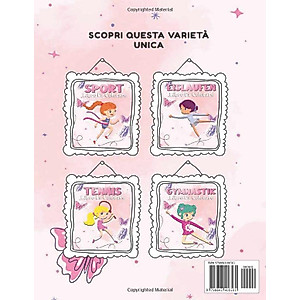 Ballerina Libro da colorare per bambine: Balletto Da Colorare per Bambine Con Ballerine, Tutù, Abiti, Fiori, Fiocchi E Altri Regali Di Ballerine per Ragazze Dai 4 Agli 8 Anni. (Italian Edition)