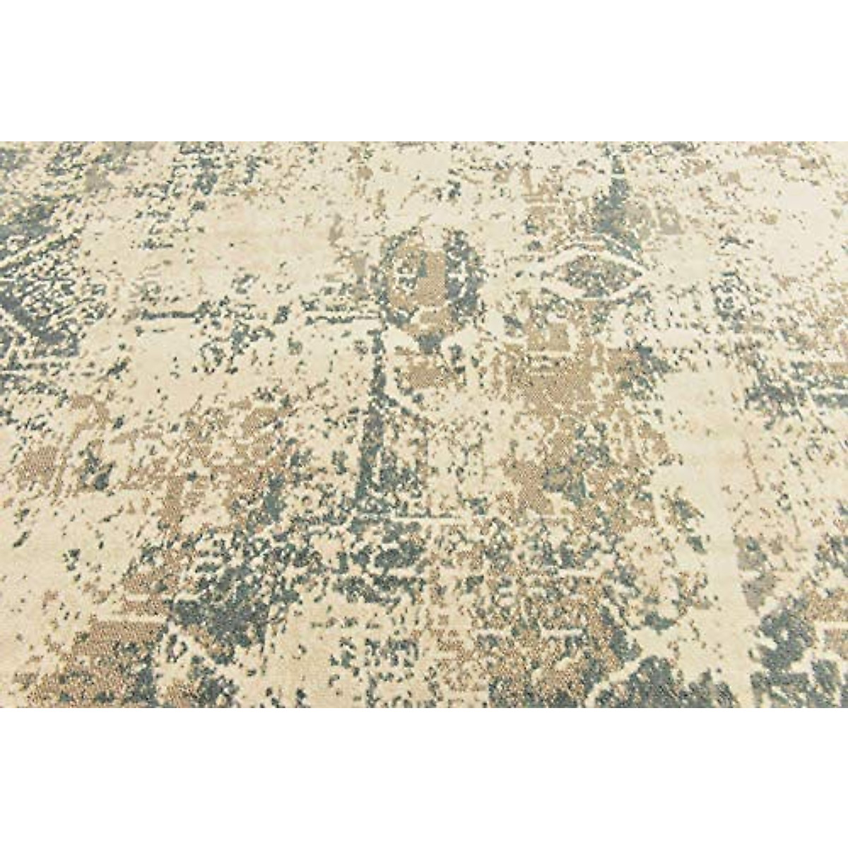 Unique Loom Tuareg Collection Vintage Distressed Traditional Area Rug, 8 x 10 ft, Beige/Green