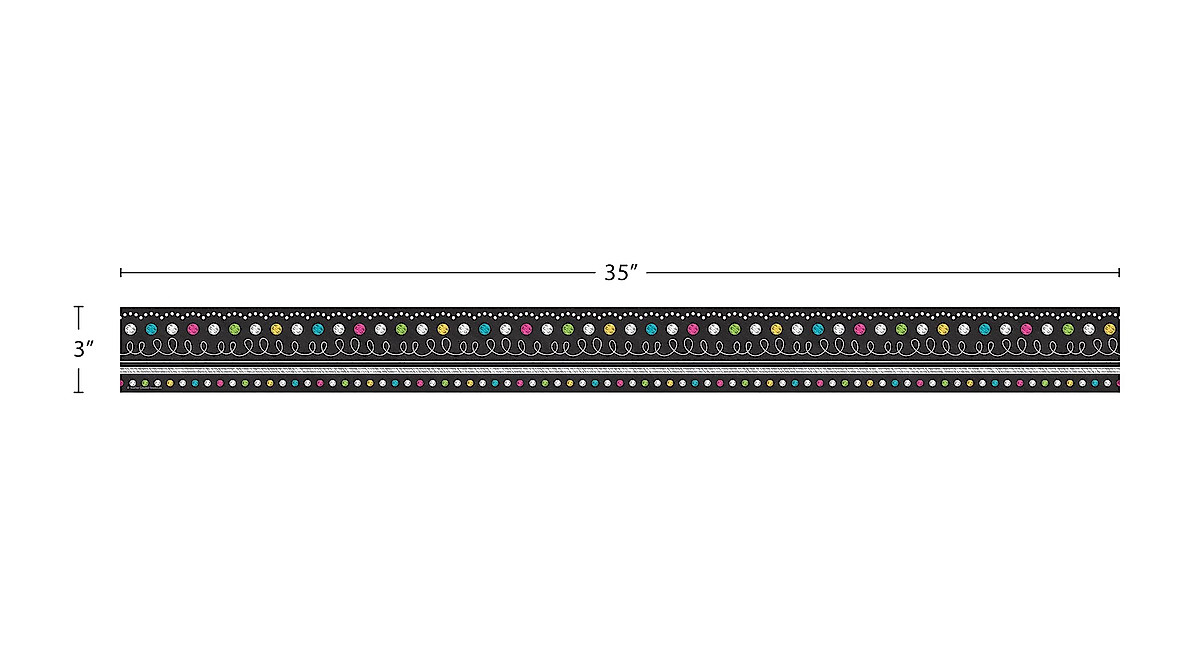 Brighten Classrooms with Chalkboard Brights Border Trim | Teacher ...