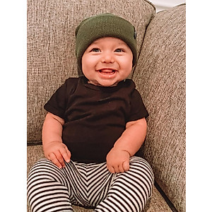 FURTALK Toddler Beanie Baby Boys Girls Beanies Kids Knit Winter Hats for 0-8 Years Green