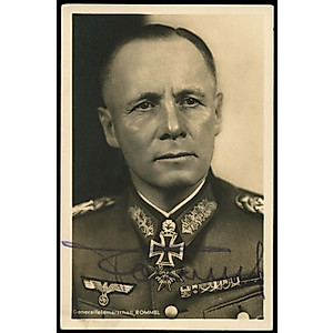 Kirkland Signature General Erwin Rommel WWII Hero 8 X 10 Photo Autograph on Glossy Photo Paper