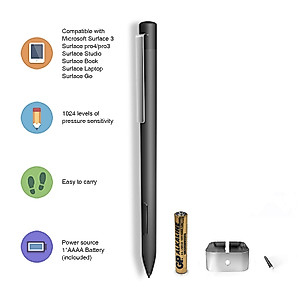 Surface Pen, Skymirror Microsoft Pen Compatible with Surface Pro 9/8/7+/X/7/6/5/4/3, Surface Book 3/2/1, Surface Go, Surface Laptop, Surface Go Laptop with high Pressure Sensitivity