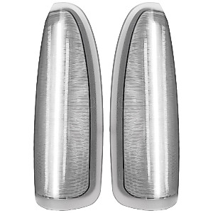 Recon 264120CL LED Side Mirror Lens 2003-2007 Ford F250/F350 Super Duty & Excursion (2 Piece Set) - Clear Lens