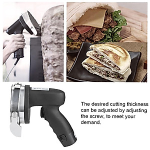 Adjustable Thickness Handheld Electric Kebab Meat Slicing Tool for Household Commercial EU 110V-240V