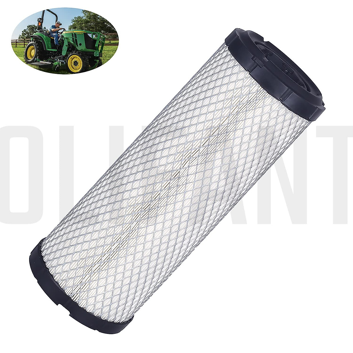 2x Air Filter Kits for John Deere M131802 M131803 inner Outer Air Filter for 1025R(NOT ALL MODELS)2025R 2032R 3005 4005 4200 4210 4300 Olifant