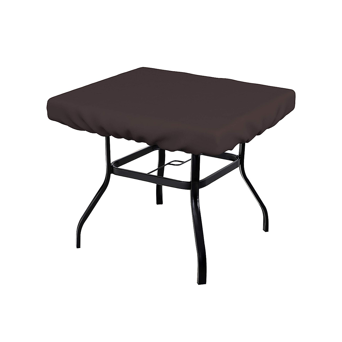 Covers & All Square Table Top Cover, 12 Oz Waterproof UV & Weather Resistant Patio Table Cover, Outdoor Table Cover for Patio Outdoor Furniture & Coffee Table (24” L x 24” W x 6” H, Coffee)