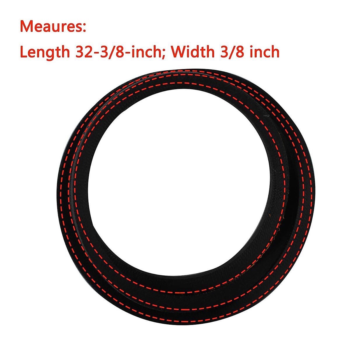117-1018 Drive V-Belt Compatible with Toro Lawn Mower Deck Fit for Toro Recycler 20330 20331 20350 20351