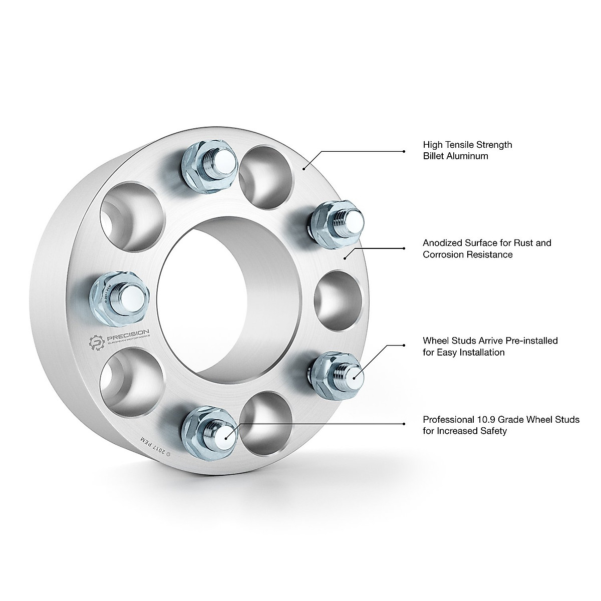RockTrix 4pcs 1.5 inch 5x135 to 5x5 Wheel Adapters (Changes Bolt Pattern) 14x2 Studs Compatible with Ford Expedition F150 F-150 Lincoln Navigator Blackwood (5x135 to 5x127 Spacers)