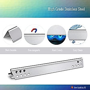 Grill Heat Plates For Charbroil Grill Replacement Parts, Fits 2 Burner 463673519 463673017 & 4 Burner 463347017 463376017P1 & 5 Burner 463275517 463243518 & 6 Burner 463276617 463274819 Grills.