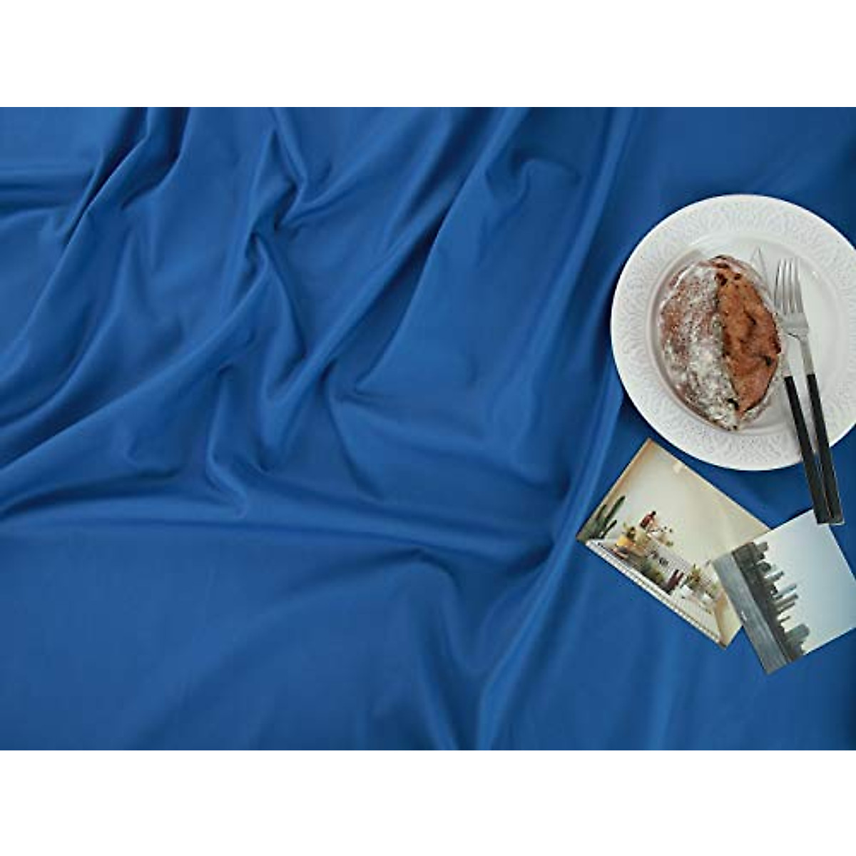 COTTONVILL 40COUNT Cotton Solid Fabric (3yard, 07-Borage Blue)