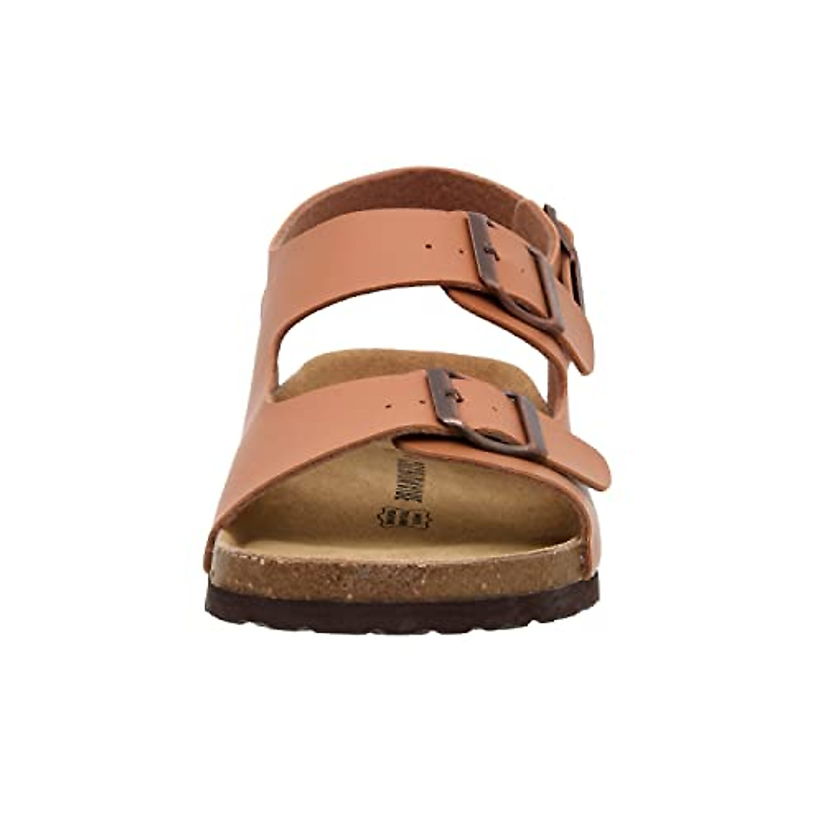 CUSHIONAIRE Men's Leland Cork footbed Sandal with +Comfort, Tan Nappa 11