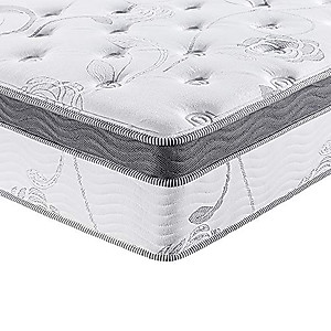 Olee Sleep 12 in Pegasus Euro Box Top Spring Mattress Queen 12SM01Q