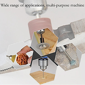 Deruilong 0.3-4mm Micro Electric Hand Drill Aluminium Portable Handheld Drill,Speed Control Adjustment, Hole Punch Rotary Tool DIY Kit with 10pcs Micro Drill Bits