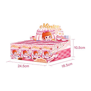 POP MART Minico My Little Princess Series 12PC Exclusive Action Figure Box Toy Bulk Box Popular Collectible Art Toy Cute Figure Creative Gift, for Christmas Birthday Party Holiday