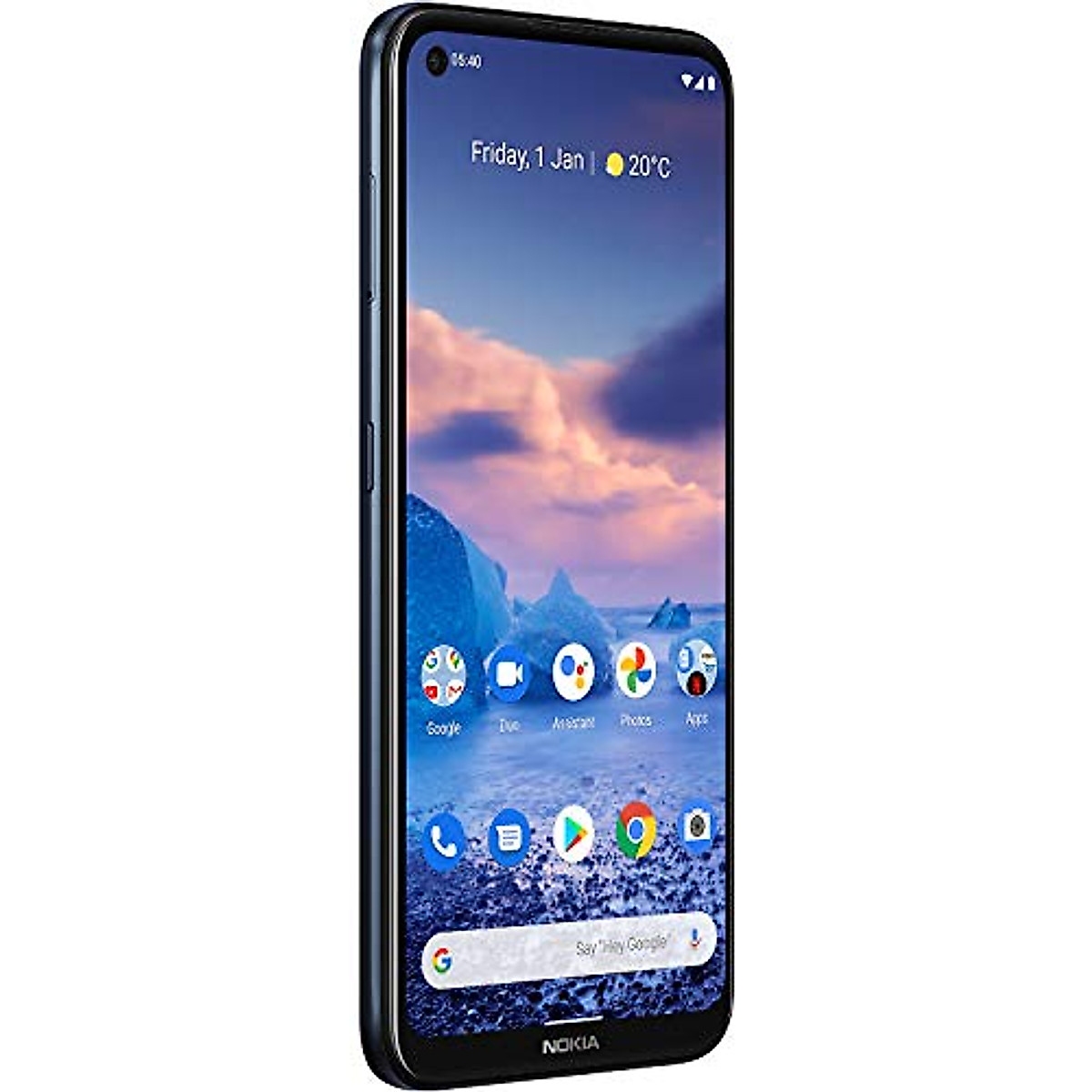 Nokia 5.4 | Android 10 | Unlocked Smartphone | 2-Day Battery | Dual SIM | US Version | 4/128GB | 6.39-Inch Screen | 48MP Quad Camera | Polar Night