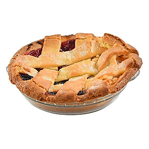 Home-X Pie Bakeware Set of 2, Glass Baking Accessories, 7” Dessert Pie Plates