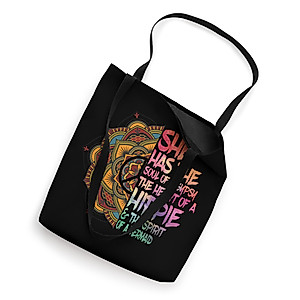 She Has The Soul Of A Gypsy The Heart Of A Hippie Peace Sign Tote Bag