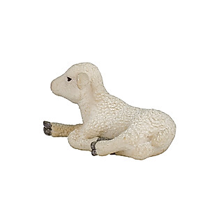 MOJO Lamb Lying Down Toy Figure, Mixed