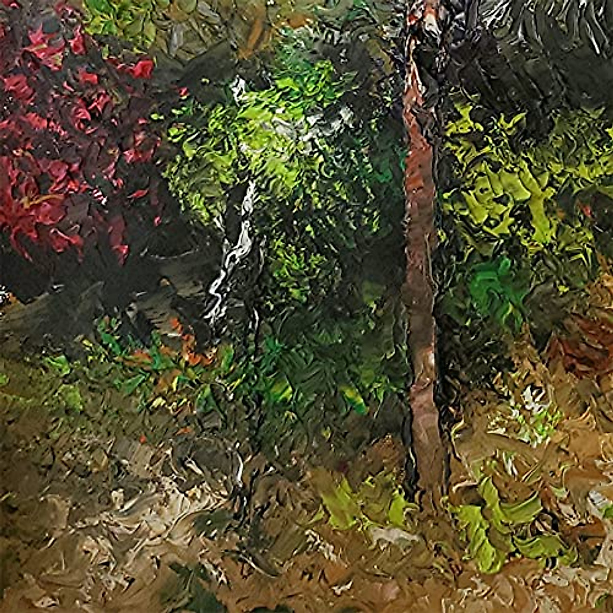 SOLD - Tropical, Landscape By Internationally Renowned Artist Andre Dluhos