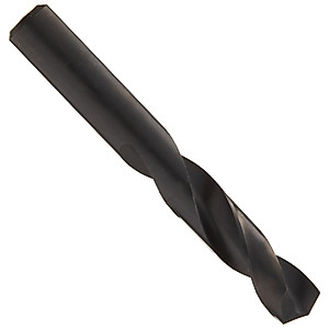 Chicago Latrobe 159 Series High-Speed Steel Short Length Drill Bit Set In Metal Case, Black Oxide Finish, 135 Degree Split Point, Inch, 15-piece, 1/16" - 1/2" in 1/32" increments