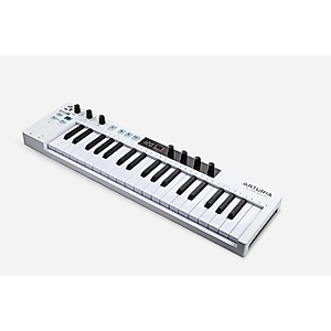 Arturia KeyStep 37-key Controller & Sequencer Bundle w/USB Cable, Anti-ground Loop Adaptor, MIDI Cable, Deluxe Sustain Pedal, and Austin Bazaar Polishing Cloth