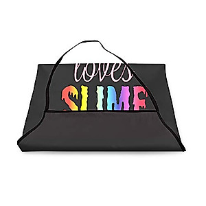 DZGlobal Funny Slime Apron for Girl Children s Day Gifts, Waterproof Home Kitchen Cooking Aprons Bib