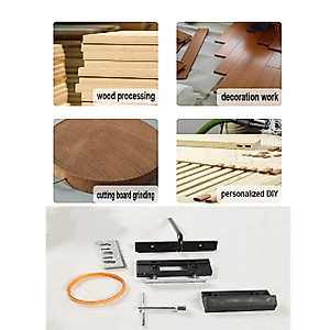 TECHTONGDA Electric Woodworking Planer Power Hand Planer Portable Hand Wood Planer Accurate Smooth Door Planer Tools Floor Flat Planning Machine for Home Furniture 220V