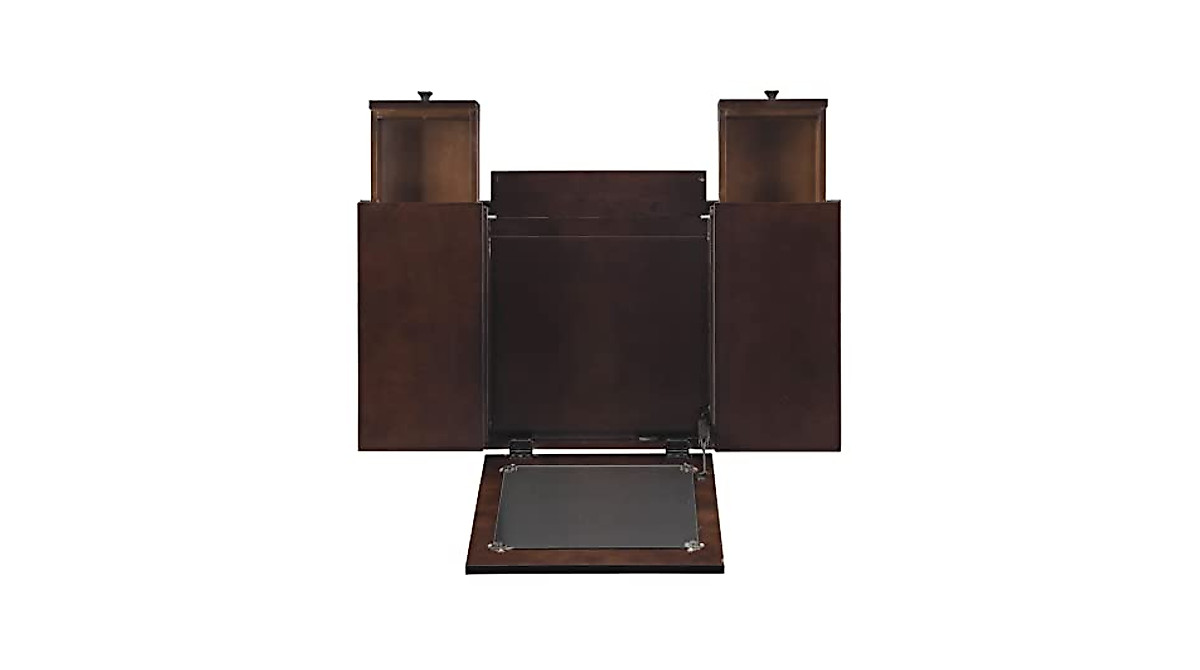 Linon Angela Walnut Vanity Set - Elegant & Functional
