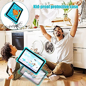 YINOCHE Kids Tablet Android Toddler Tablet for Kids Tablets for Kids 2GB+32GB with Gamepad Support Parental Control Children's Tablet Dual Cameras,Games, Kid Proof Case Netflix YouTube