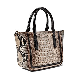 BRAHMIN Fontaine Small Ashlee Satchel Alabaster One Size