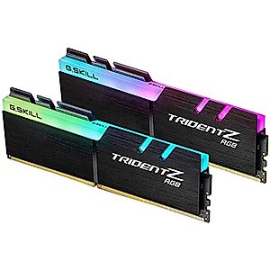 G.SKILL Trident Z RGB Series (Intel XMP) DDR4 RAM 32GB (2x16GB) 3600MT/s CL18-22-22-42 1.35V Desktop Computer Memory UDIMM (F4-3600C18D-32GTZR)