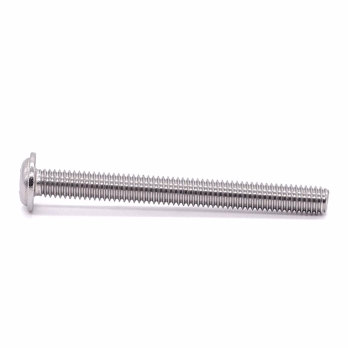 M5 x 50mm Stainless Phillips Pan Washer Head PWH Machine Screws, Stainless Steel 304 (18-8), Full Thread, Coarse Thread UNC, Pack of 25