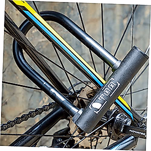 BESPORTBLE 3pcs u-Lock Heavy Duty Bike Lock U Lock Motorcycle Riding Gear Smart Motorcycle Helmet Disc Lock Small Bike Lock Bike Key Lock Mountain Bike Lock Shackle Intelligent Bicycle Lock