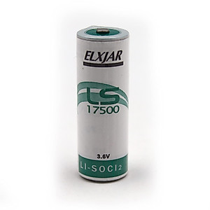 (5-Pack) 3.6V 3600mAh LS17500 Battery, Replacement for SAFT LS17500, Emergency Backup, Data Collection, AMR Add-ons, Smoke Alarms, Carbon Monoxide Detectors, Intrusion Sensors, Fleet Monitoring