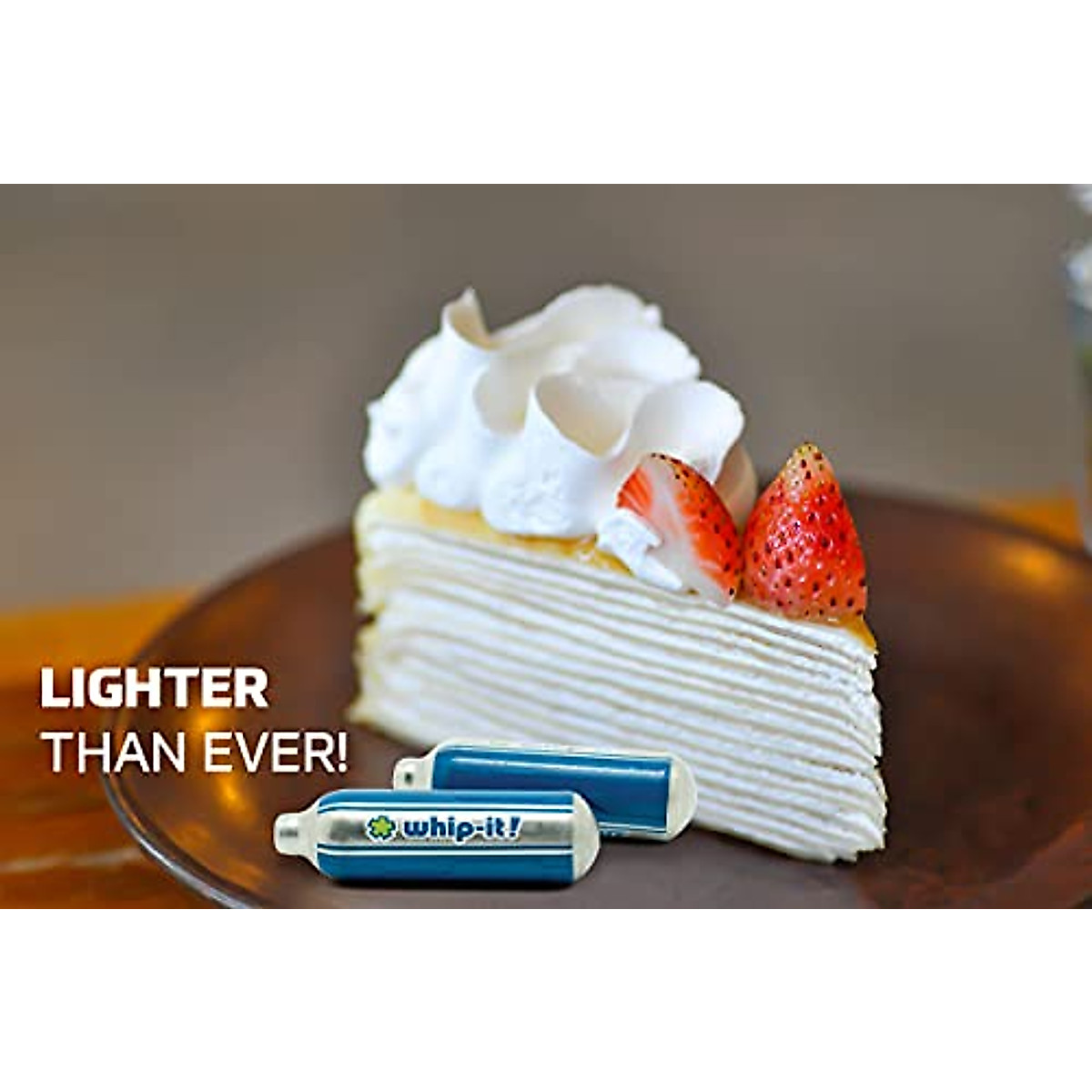 Whip-It! Elite Premium Aluminum N2O Whipped Cream Chargers 100-pack box