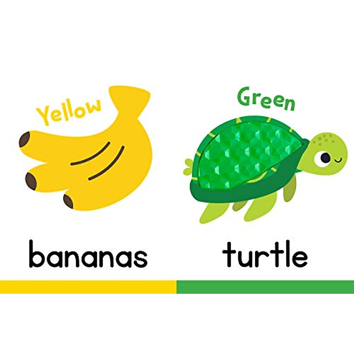 Colorful First Words - Silicone Touch and Feel Board Book - Sensory Board Book