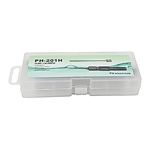 PH Probe Sensor, High Accuracy Waterproof Excellent Field Applicability PH Meter BNC Connector Replacement Parts for Aquaculture(1.2m)