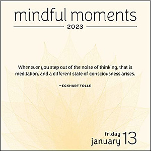 Mindful Moments 2023 Day-to-Day Calendar: Daily Wisdom That Inspires