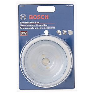 BOSCH HB350 3-1/2 In. Bi-Metal Hole Saw , White