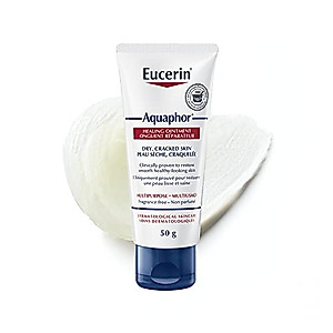 EUCERIN Aquaphor Multipurpose Healing Ointment for Extremely Dry, Cracked Skin (50g), Moisturizing Ointment and Hand Cream for Use After Hand Sanitizer or Hand Soap