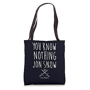 Game of Thrones You Know Nothing Tote Bag