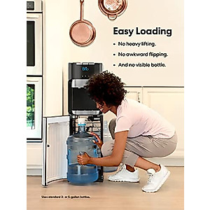 Brio Bottom Loading Water Cooler Water Dispenser – Essential Series - 3 Temperature Settings - Hot, Cold & Cool Water - UL/Energy Star Approved