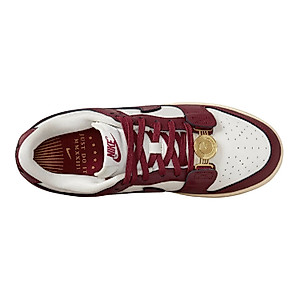 Nike Dunk Low SE Women's Shoes Size - 5.5, Sail/Team Red-black-muslin