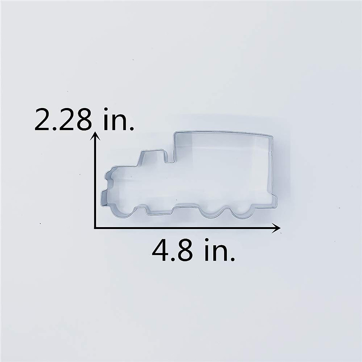 LILIAO Truck Cookie Cutter - 4.8 x 2.3 inches - Stainless Steel