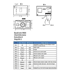 EVAWGIB Embedded 2D Barcode Scanner Module Kiosk Arduino Barcode Scan Engine TTL Small QR PDF417 Code Barcode Scanner Module
