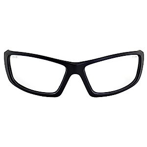 Epoch Eyewear Liberator Golf Sport Sunglasses Black Frame Clear Polycarbonate Lens